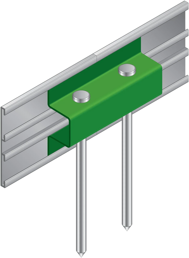Tuff Edge Aluminium Dual Connector - 2 Pack - Tuff Group